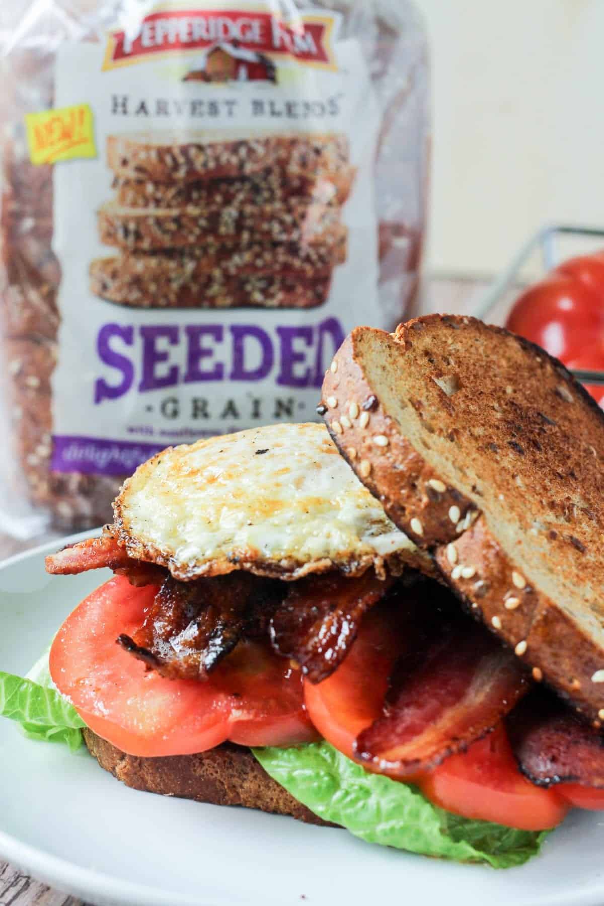 BELT Sandwich- Bacon, Egg, Lettuce and Tomato Sandwich - Recipe by ...