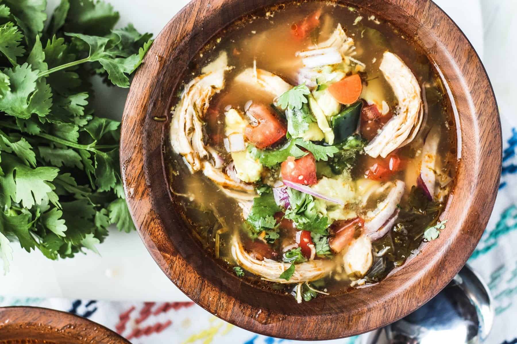 Authentic Mexican Chicken Lime Soup (Sopa de Lima)