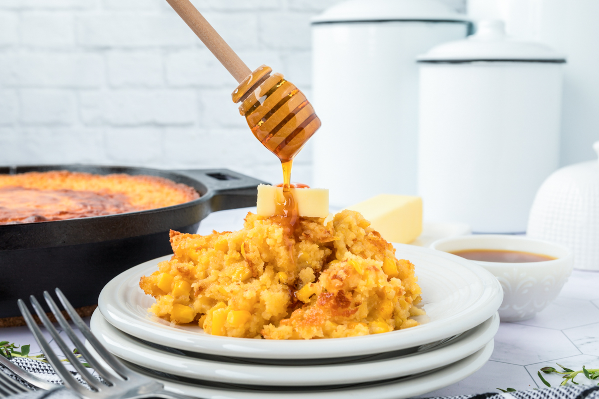 Sweet Corn Spoon Bread (Jiffy Mix Spoonbread) - Recipe by Blackberry Babe