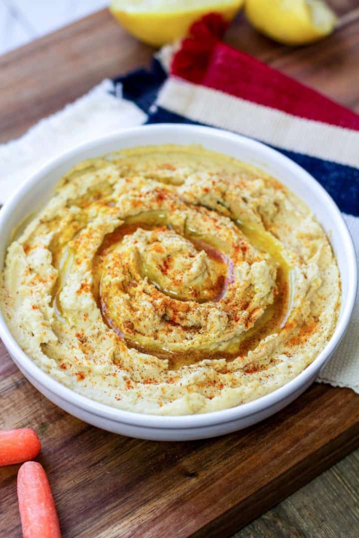 Zesty Lemon Hummus - Recipe by Blackberry Babe
