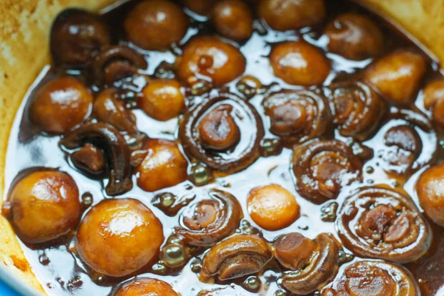 Drunken Mushrooms (Beer Braised Mushrooms)