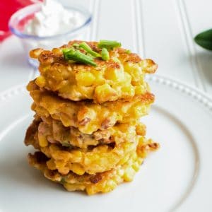Crispy Corn Cakes - Recipe by Blackberry Babe