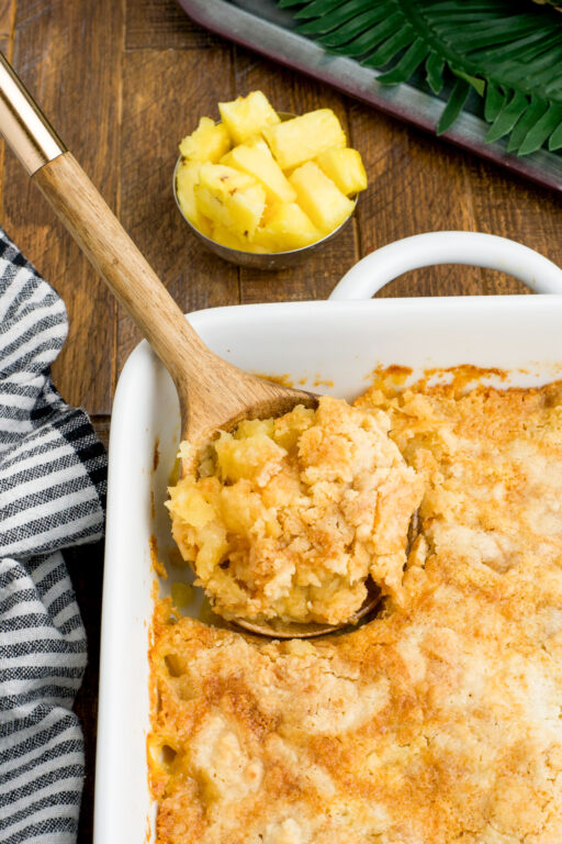 Easy Pineapple Dump Cake - Recipe by Blackberry Babe