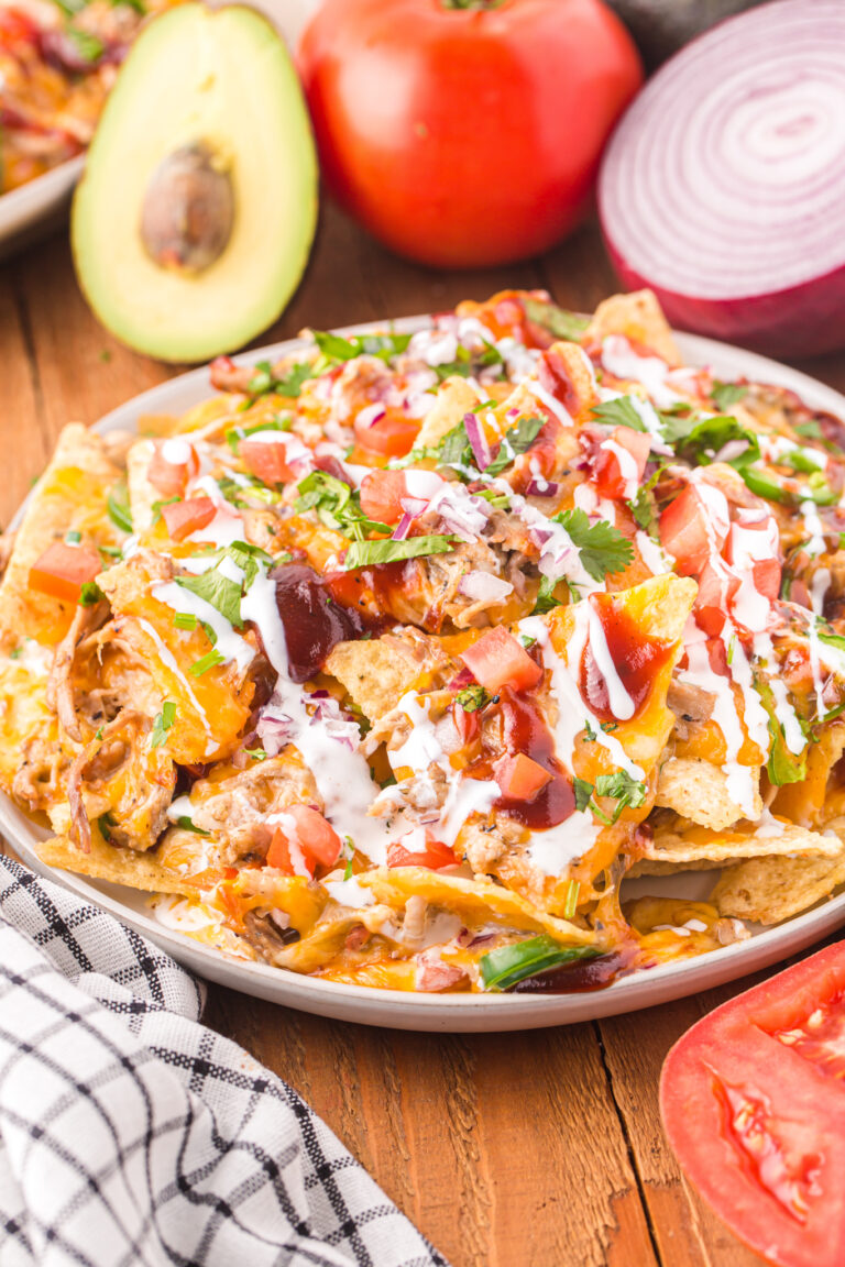 BBQ Pulled Pork Nachos - Recipe by Blackberry Babe