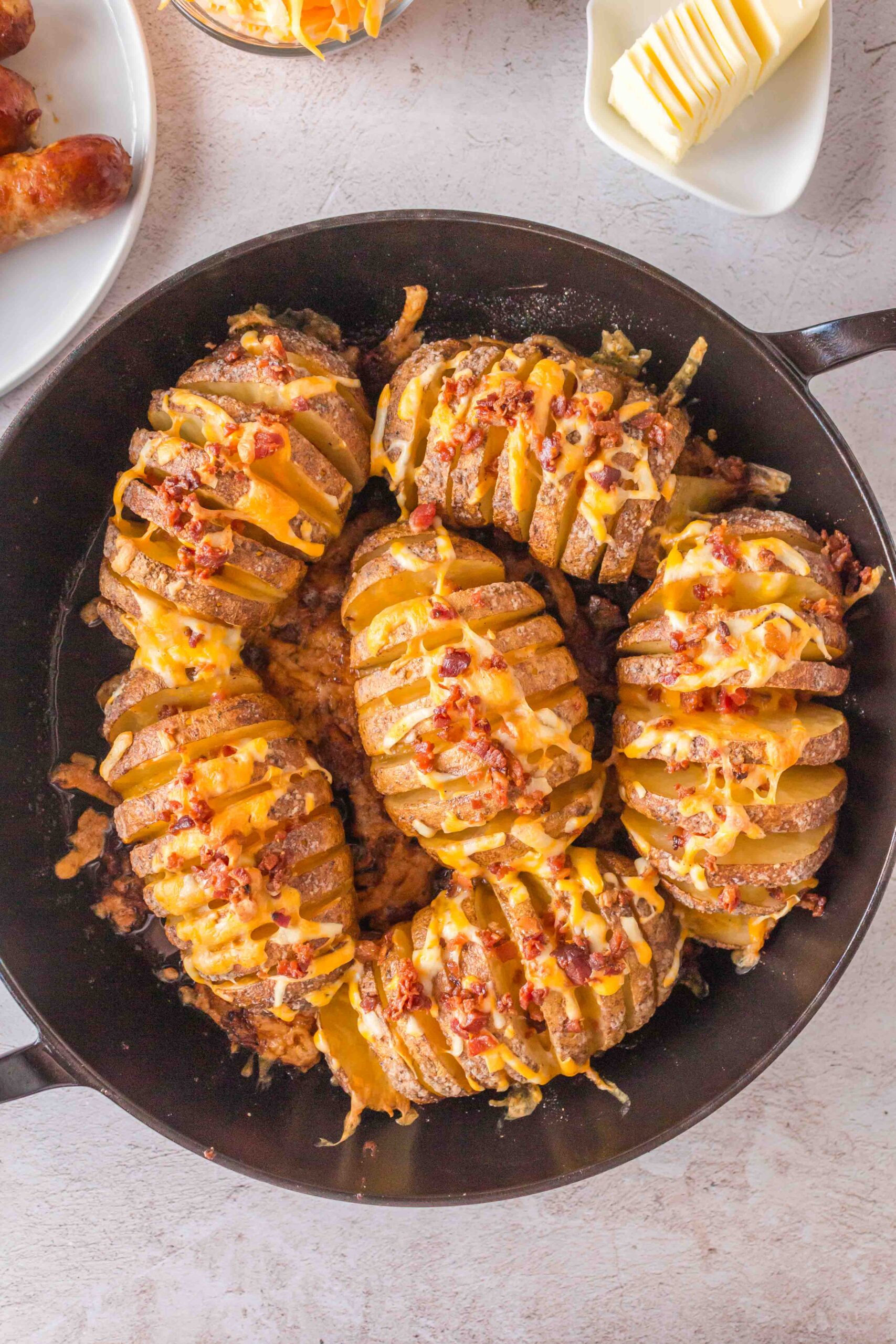 Smoked Hasselback Potatoes - Recipe by Blackberry Babe