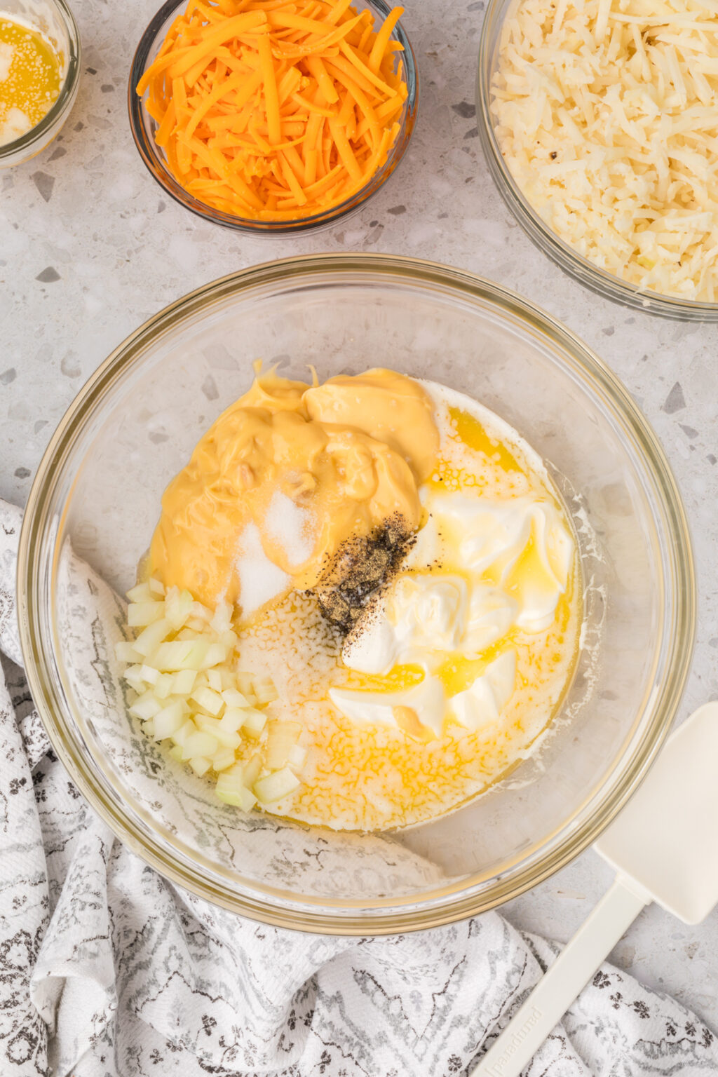 Cheesy Funeral Potatoes (Hash Brown Casserole) - Recipe by Blackberry Babe