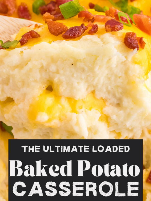 Loaded Mashed Potato Casserole - Blackberry Babe