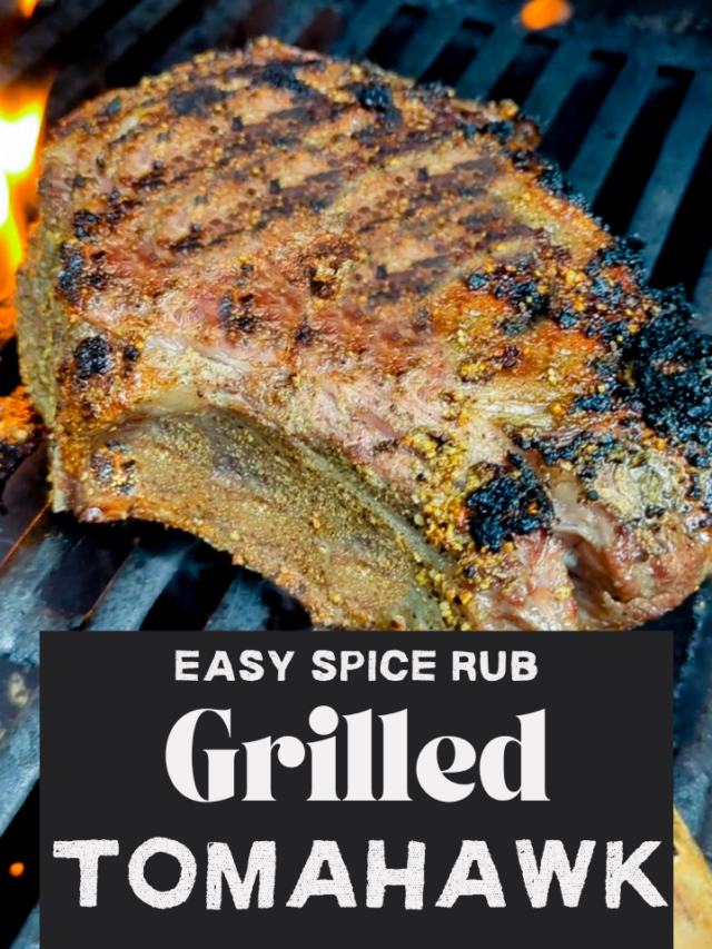 Grilled Tomahawk Steak Recipe Blackberry Babe