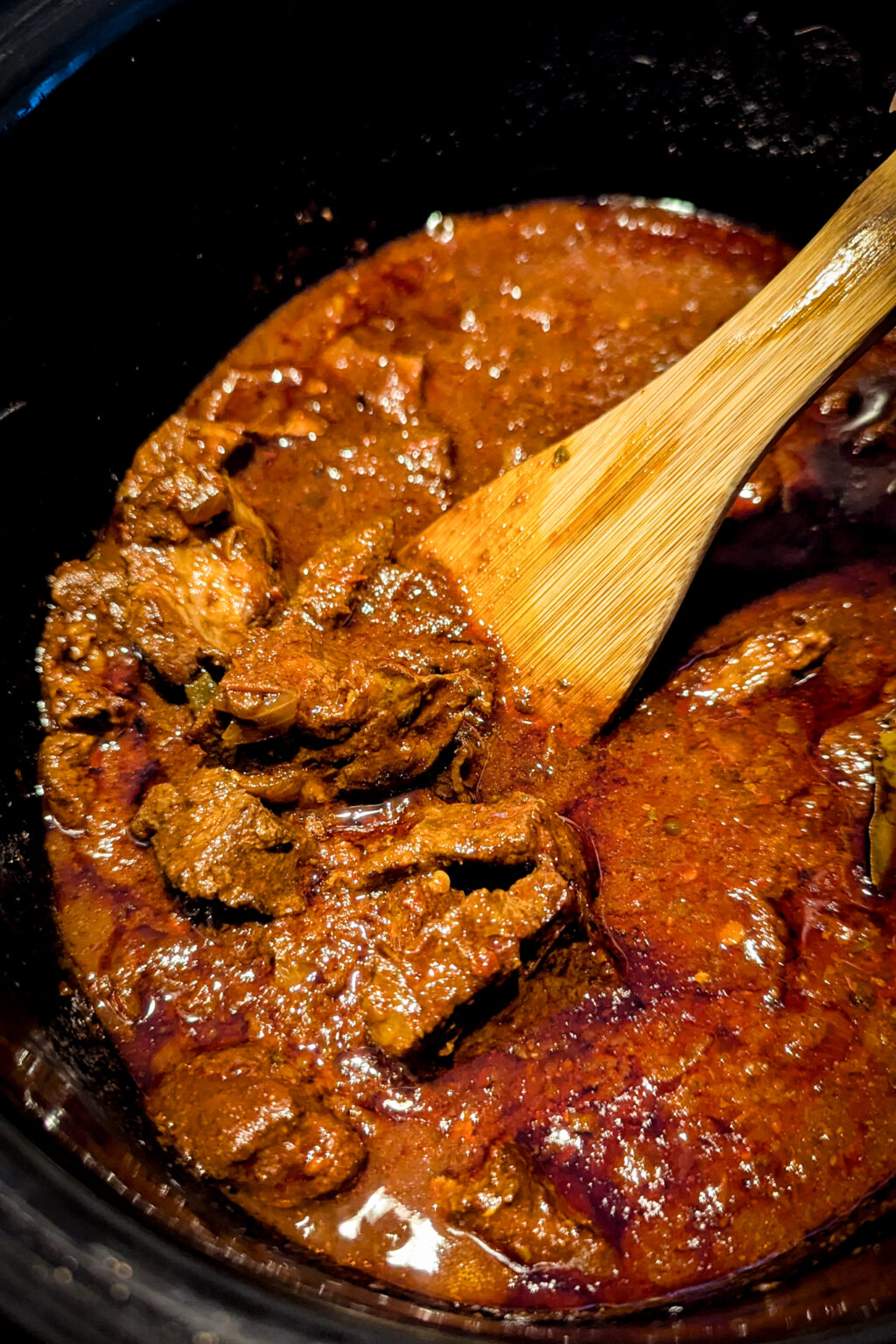 Authentic Crockpot Chile Colorado - Braised Mexican Beef Recipe