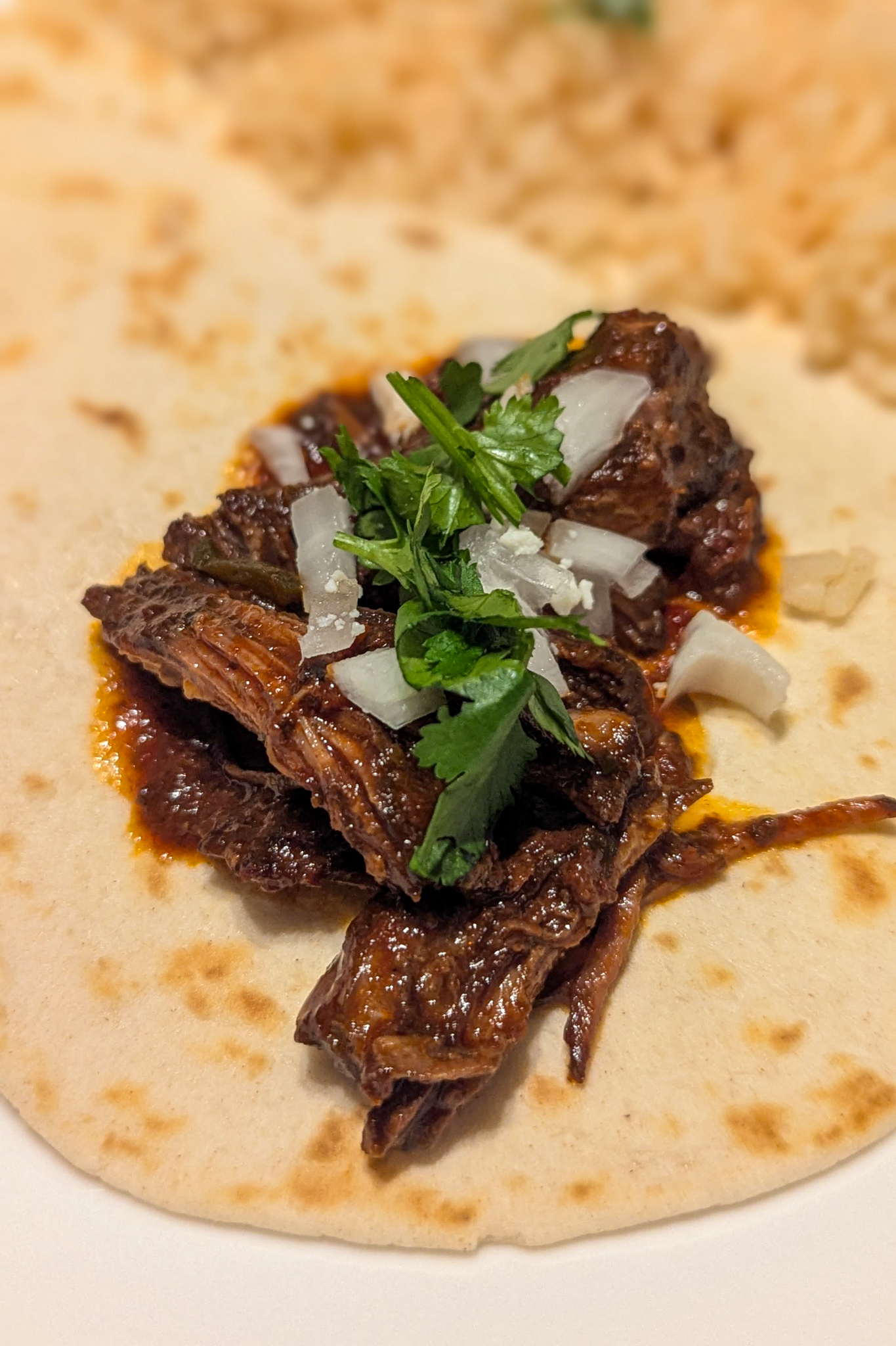Authentic Crockpot Chile Colorado - Braised Mexican Beef Recipe