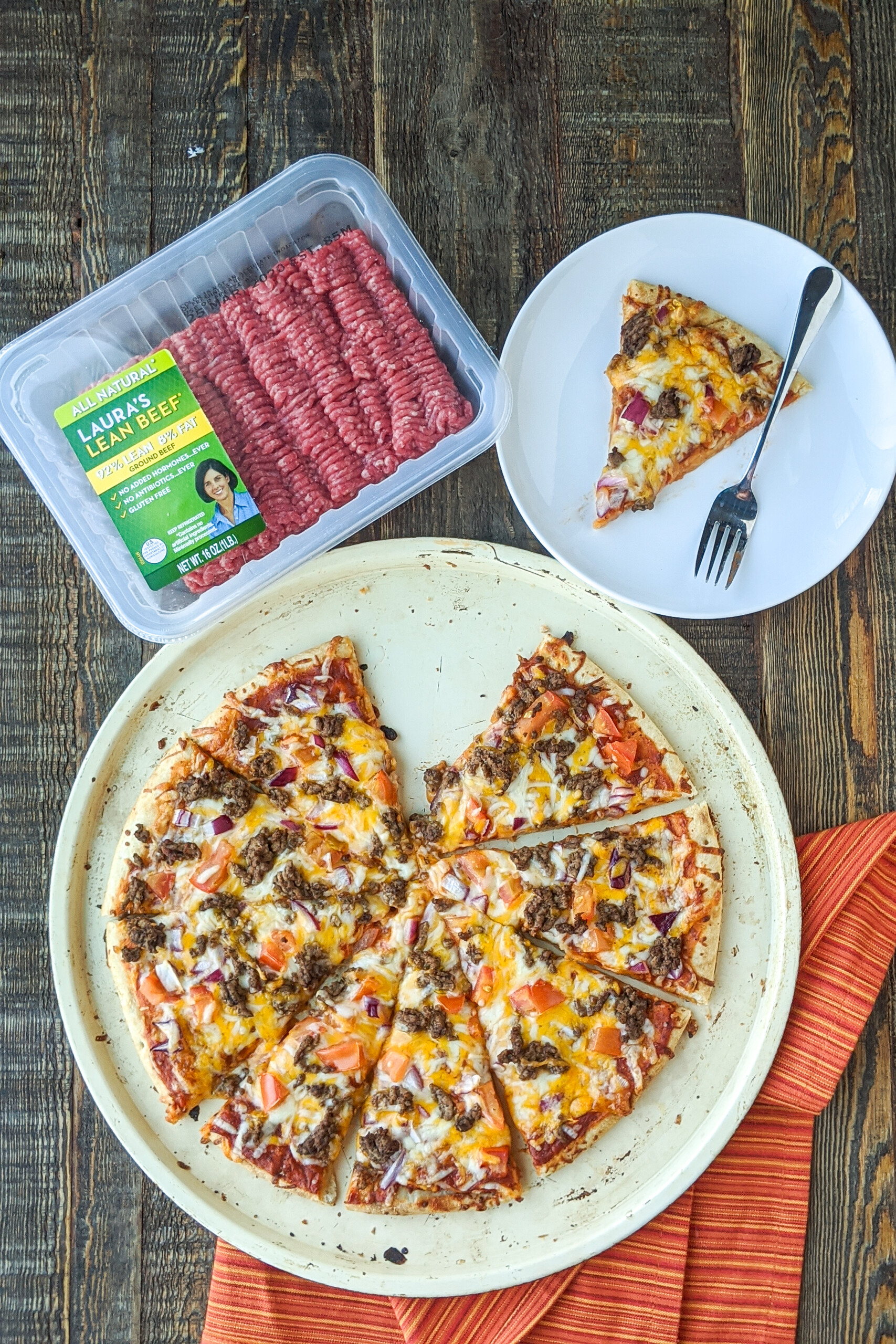 Easy Cheeseburger Pizza - Recipe by Blackberry Babe