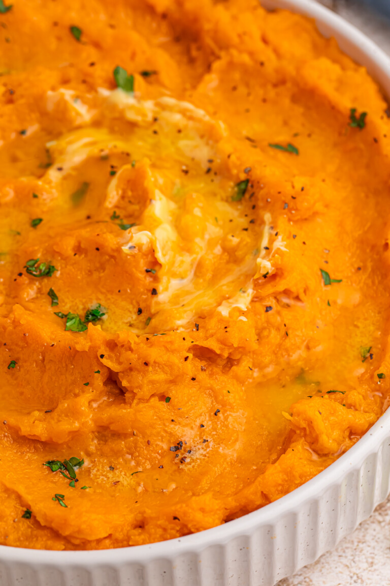 Maple Mashed Sweet Potatoes - Extra Creamy Recipe