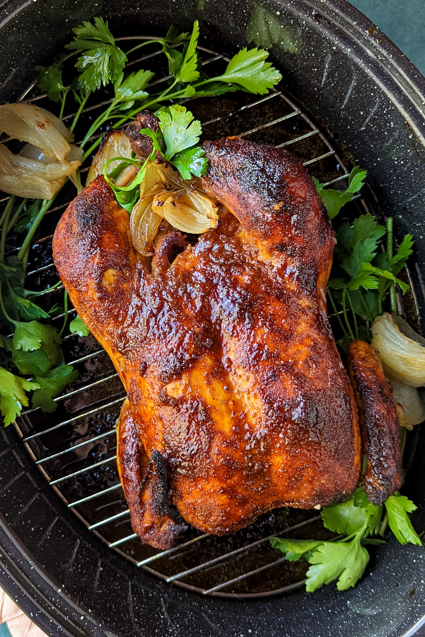 The Best Dang Roasted Chicken - Recipe by Blackberry Babe