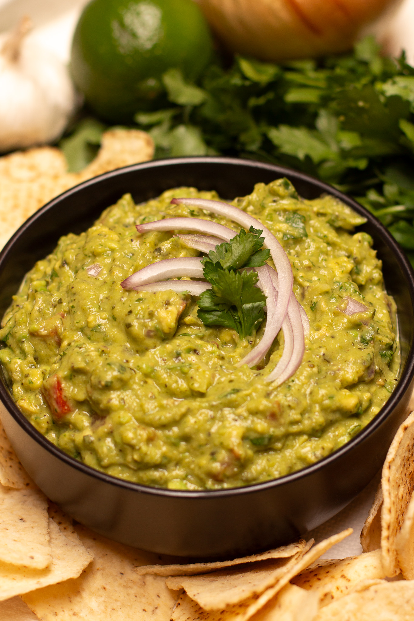 Roasted Poblano Guacamole - Recipe by Blackberry Babe
